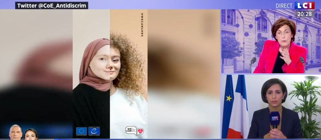 Des tweets du Conseil de l'Europe faisant la promotion du hijab comme ...